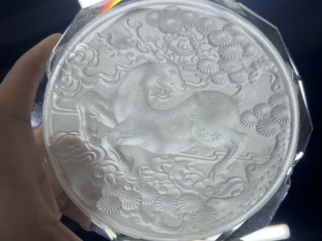 Glass 3D relief, 3D relief, glass relief - Luoyang Bing Yan Laser ...