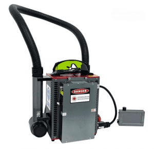 Backpack type pulse fiber laser cleaning machine 50W 100W 200W ...