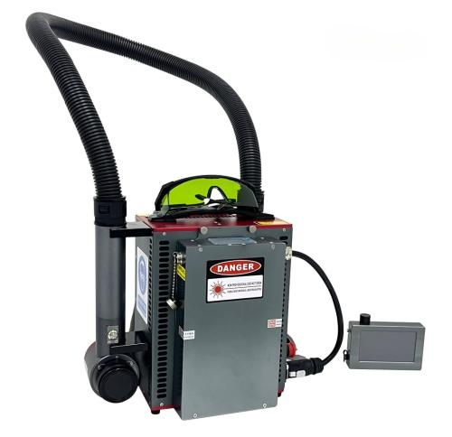 Backpack type pulse fiber laser cleaning machine 50W 100W 200W ...